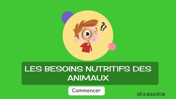 6ème Besoins des animaux | Genially