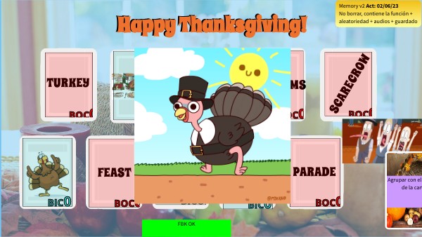 Thanksgiving Memory | Genially