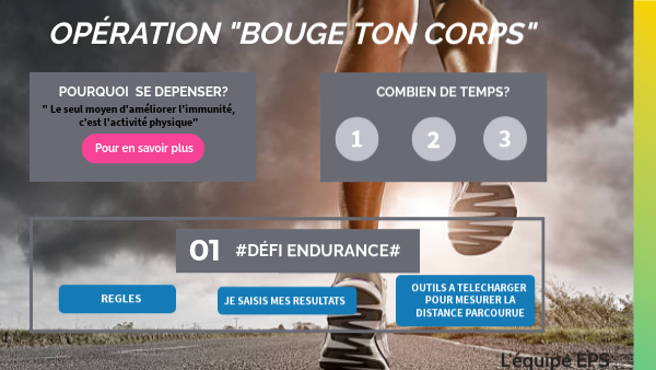 Opération "Bouge ton corps"