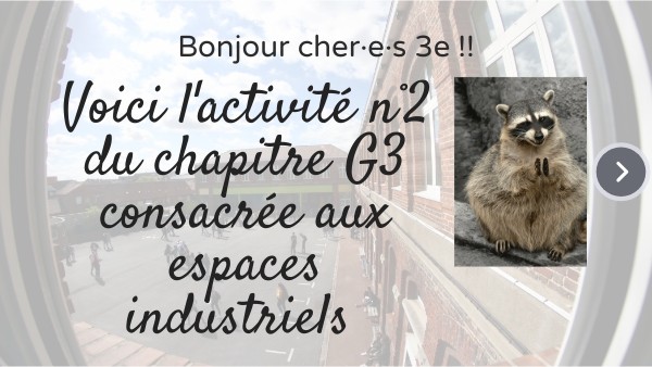 G3 - Act2 Les espaces industriels