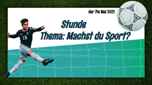 SPORT MACHEN | Genially