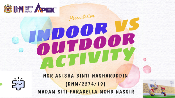 INDOOR VS OUTDOOR | Genially