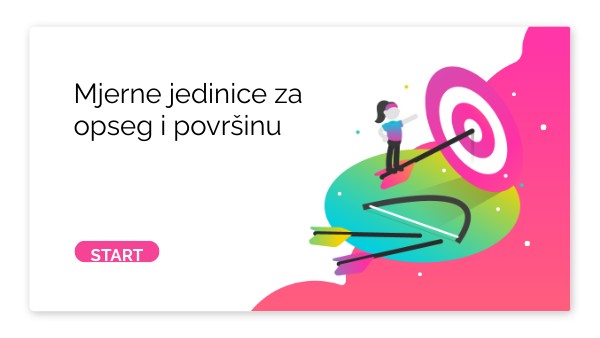 Mjerne jedinice - opseg i površina