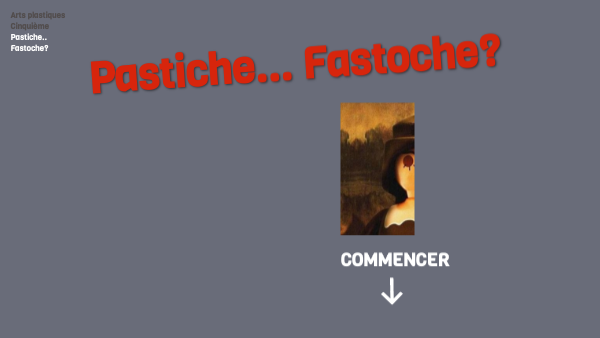Pastiche, fastoche? | Genially