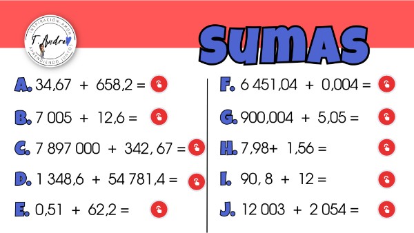 SUMA (Proceso tradicional) | Genially