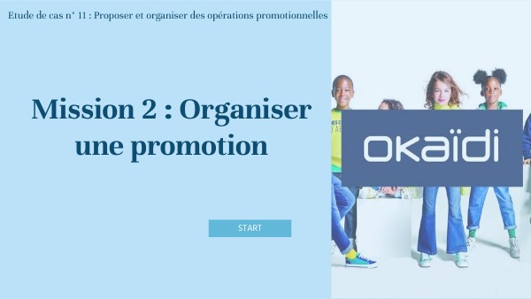 Mission 2 : Organiser une promotion | Genially