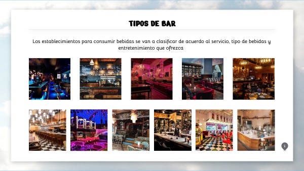 TIPOS DE BAR | Genially