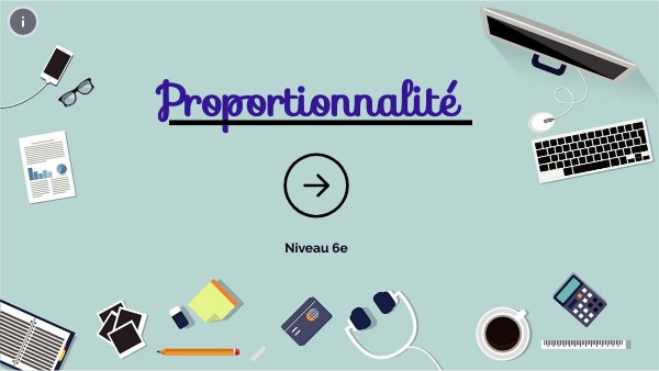 Proportionnalité - Reconnaitre situation | Genially