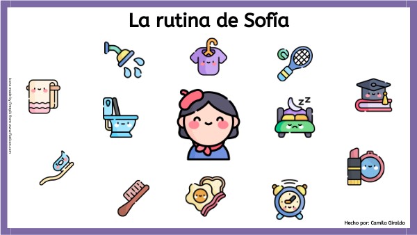 La rutina de Sofía | Genially