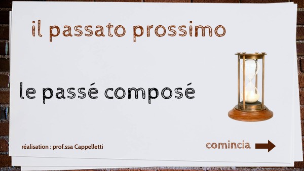 LV1-il passato prossimo | Genially