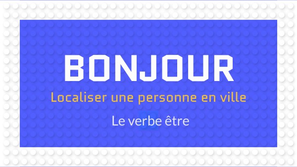 G3 ville se localiser