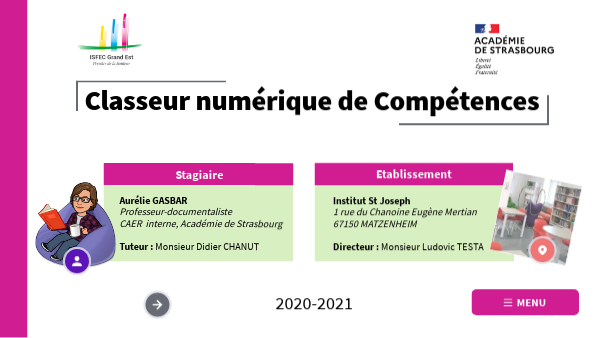 Classeur de Compétences | Genially