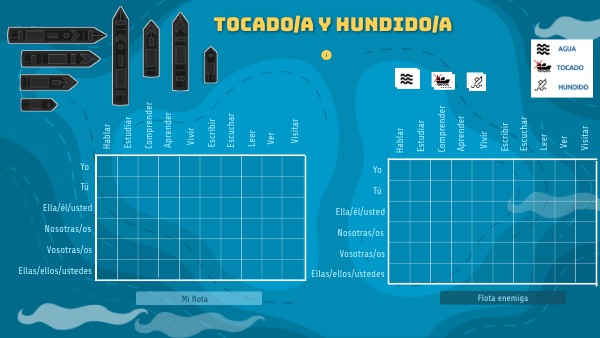 Hundir la flota presente regular | Genially
