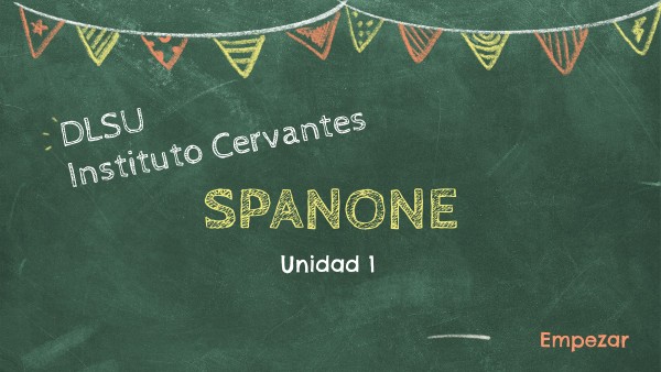 SPAN1 Unidad 1 RECUPERAR | Genially