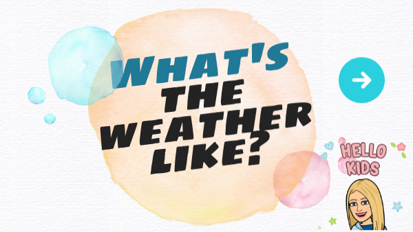 Weather guessing game | Genially