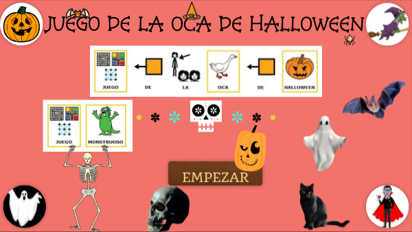 JUEGO DE LA OCA DE HALLOWEEN