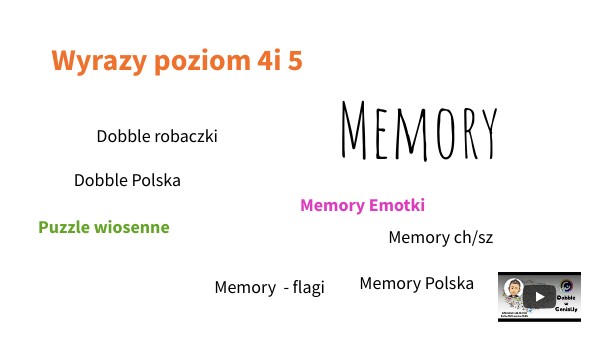 Memory i dobble | Genially
