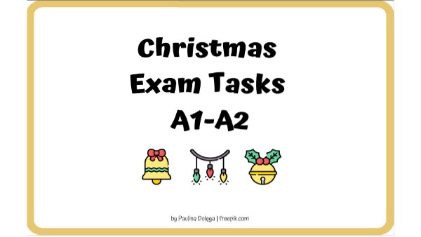 christmas exam 8 | Genially