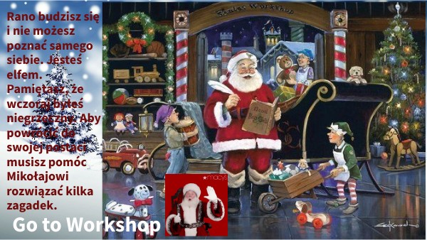 At Santa's workshop