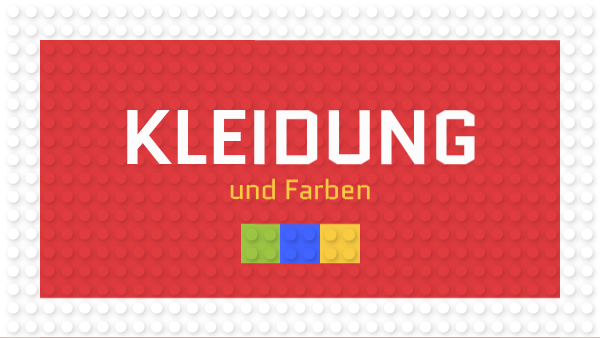 Kleidung und Farben | Genially