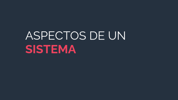 ASPECTOS DE UN SISTEMA | Genially