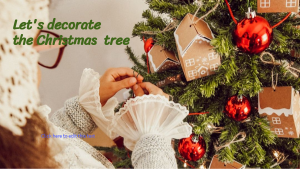 Let's decorate the Christmas tree | Genially