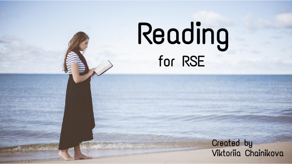 Reading 3 for RSE