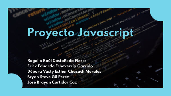 Presentación resultados - Proyecto Javascript