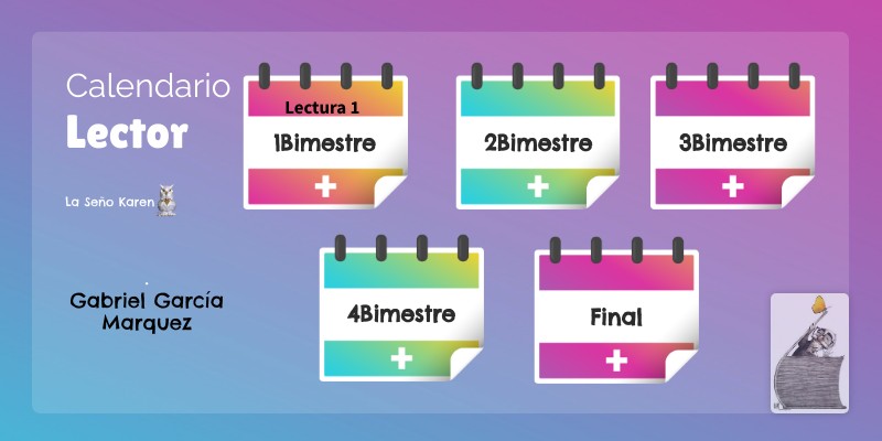 Calendario lector GABO | Genially