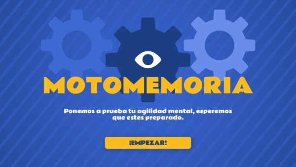 JUEGO MEMORIA | Genially