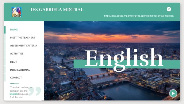 ENGLISH DEPARTMENT | Genially