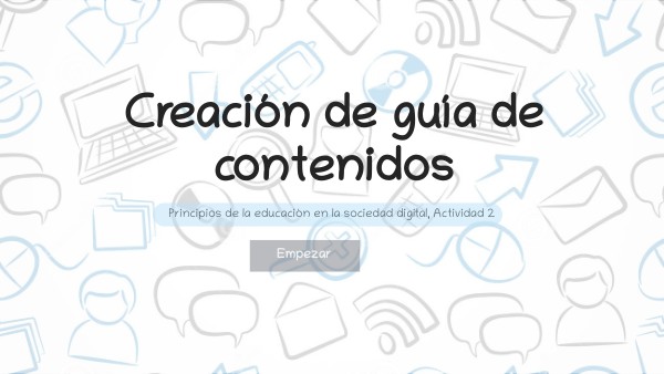 Creación guía de contenidos | Genially