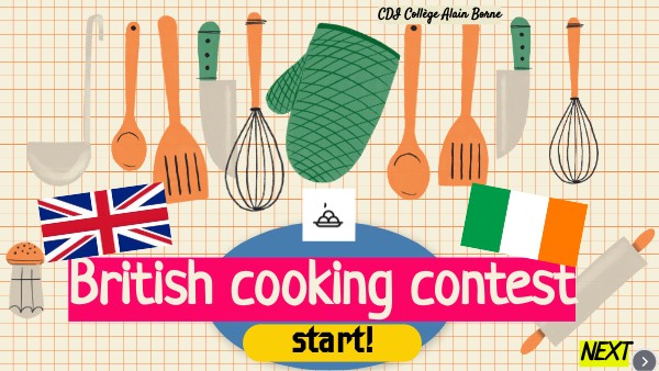 British cooking contest 6ème