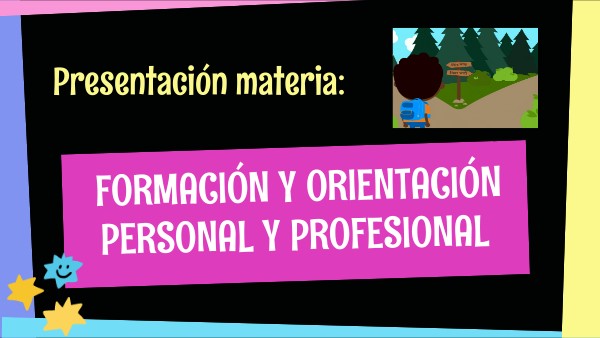 PRESENTACIÓN materia FOPP