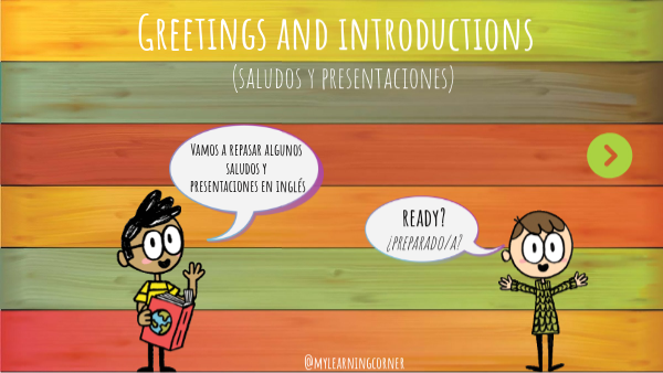 Greetings and introductions Infantil | Genially