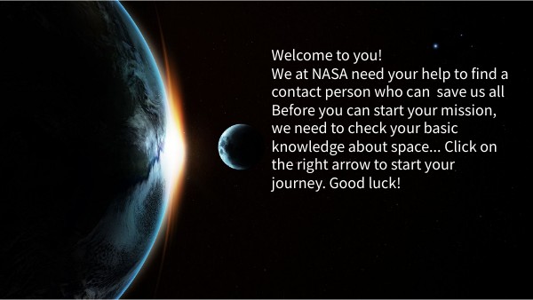 Escape game- space- 2