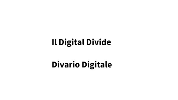 digital divide | Genially