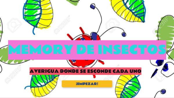 Memory de insectos | Genially