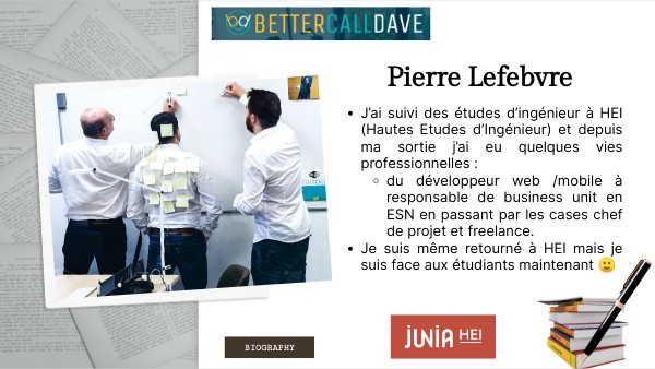 BIO Guest Speaker Pierre Lefebvre