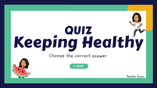 Keeping healthy- Game | Genially