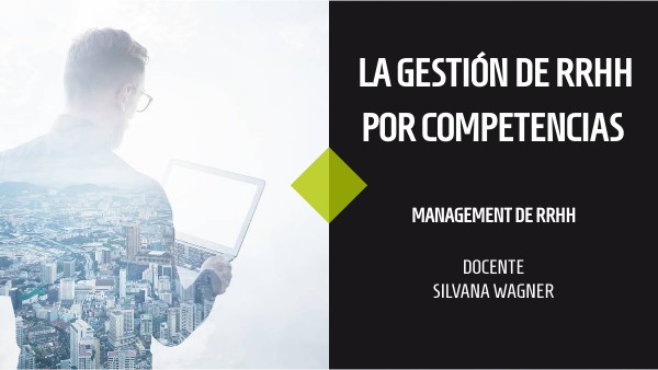 MANAGEMENT - LA GESTIÓN DE RRHH POR COMPETENCIAS
