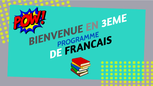 Programme de 33 | Genially