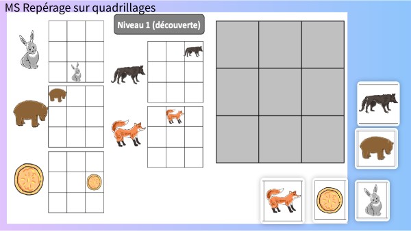 MS P3 Repérage sur quadrillage | Genially