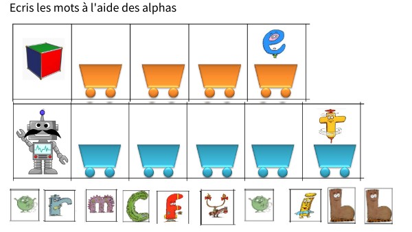 P5 - GS alphas encodage 3 ou 4 phonèmes | Genially