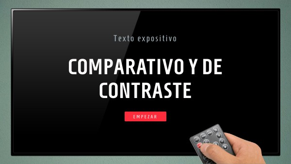 TEXTO COMPARATIVO Y DE CONTRASTE
