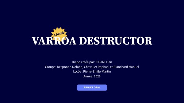 VARROA DESTRUCTOR | Genially