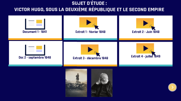 Sujet d'étude : Victor Hugo | Genially