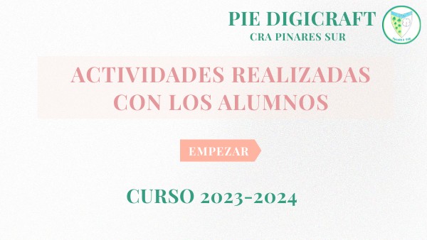 PIE DIGICRAFT ALUMNOS 23-24 | Genially