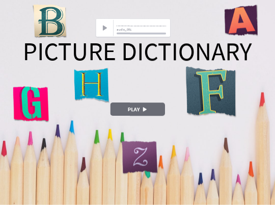 PICTURE DICTIONARY PART 1 | Genially