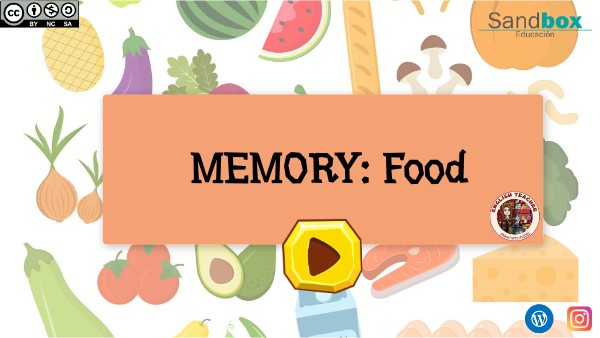 Memory: healthy food | Genially